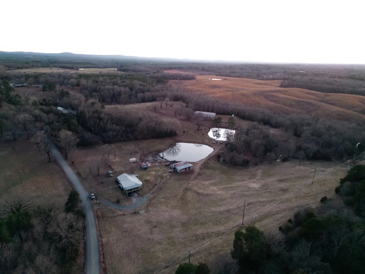 31 Acres with a Home Barndominium in Polk County AR - Hunting Land for ...